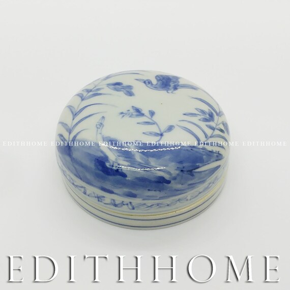 Chinese Painting Seal Paste Box Container birds for 30 Gram | Etsy