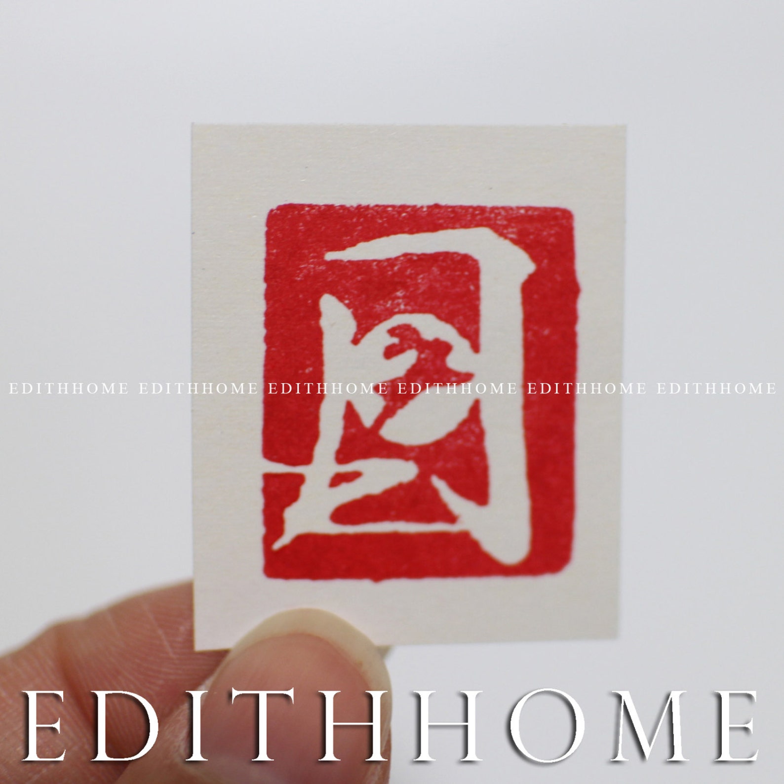 Moon Rabbit Stone Seal Rabbit Flying in the Moon Stamp Chop - Etsy