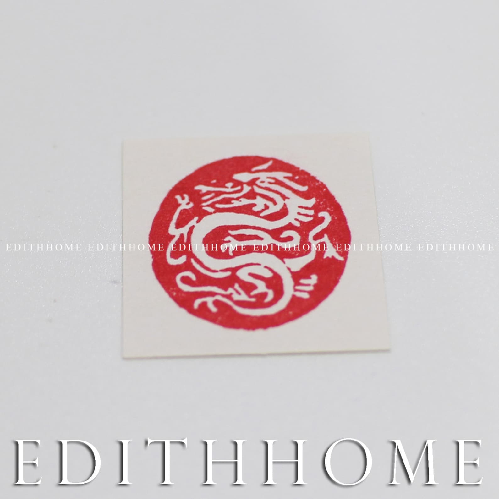 Dragon Stone Seal 2cm Chinese Dragon Stamp Chop round W/. - Etsy
