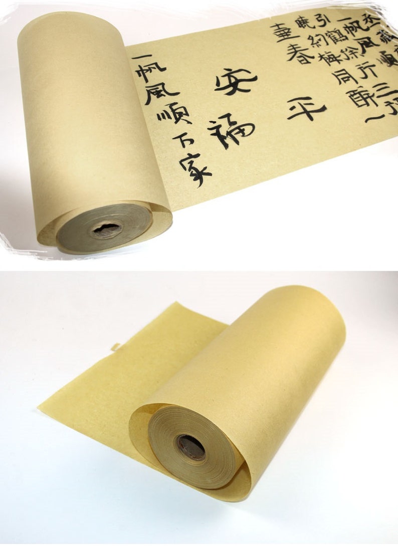 Bamboo Fiber Paper Roll for Chinese Calligraphy 35cm X 100 - Etsy