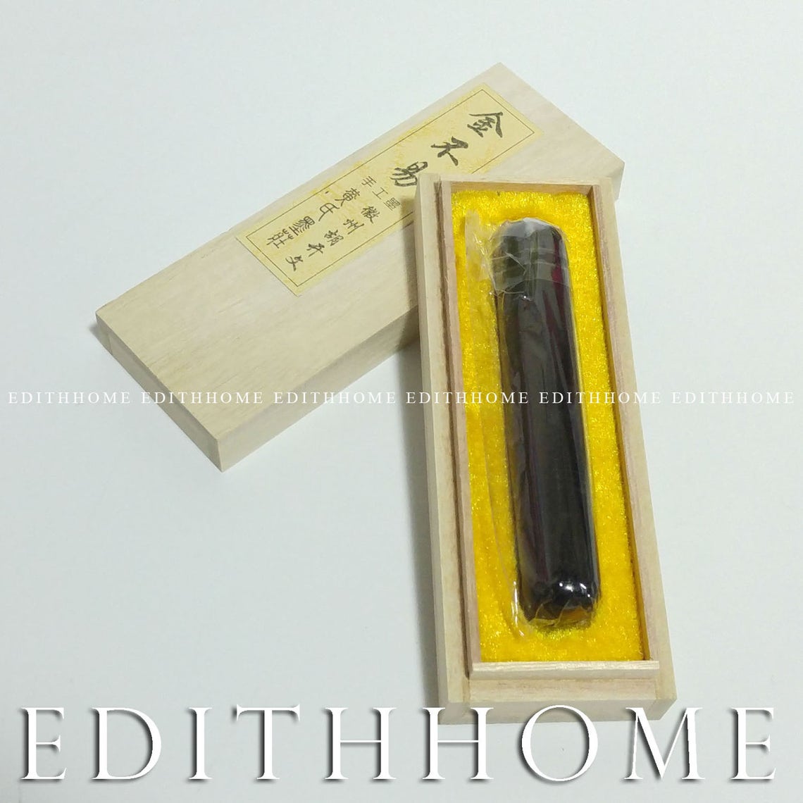 Chinese Calligraphy Ink Stick 101 Grade Tung Oil Soot Ink w/. | Etsy