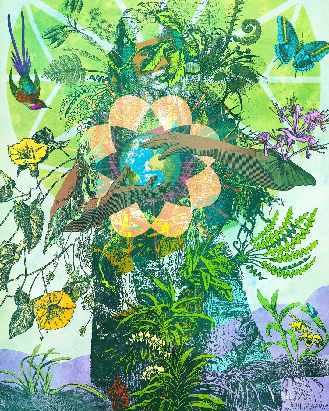 Pachamama Folk Flora - Etsy