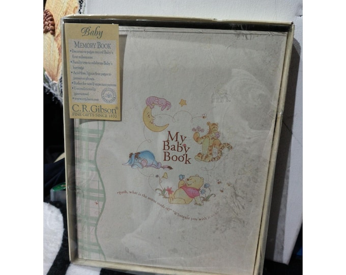 Vintage Forever Pooh Winnie the Pooh My Baby Book C.R. Gibson Baby ...