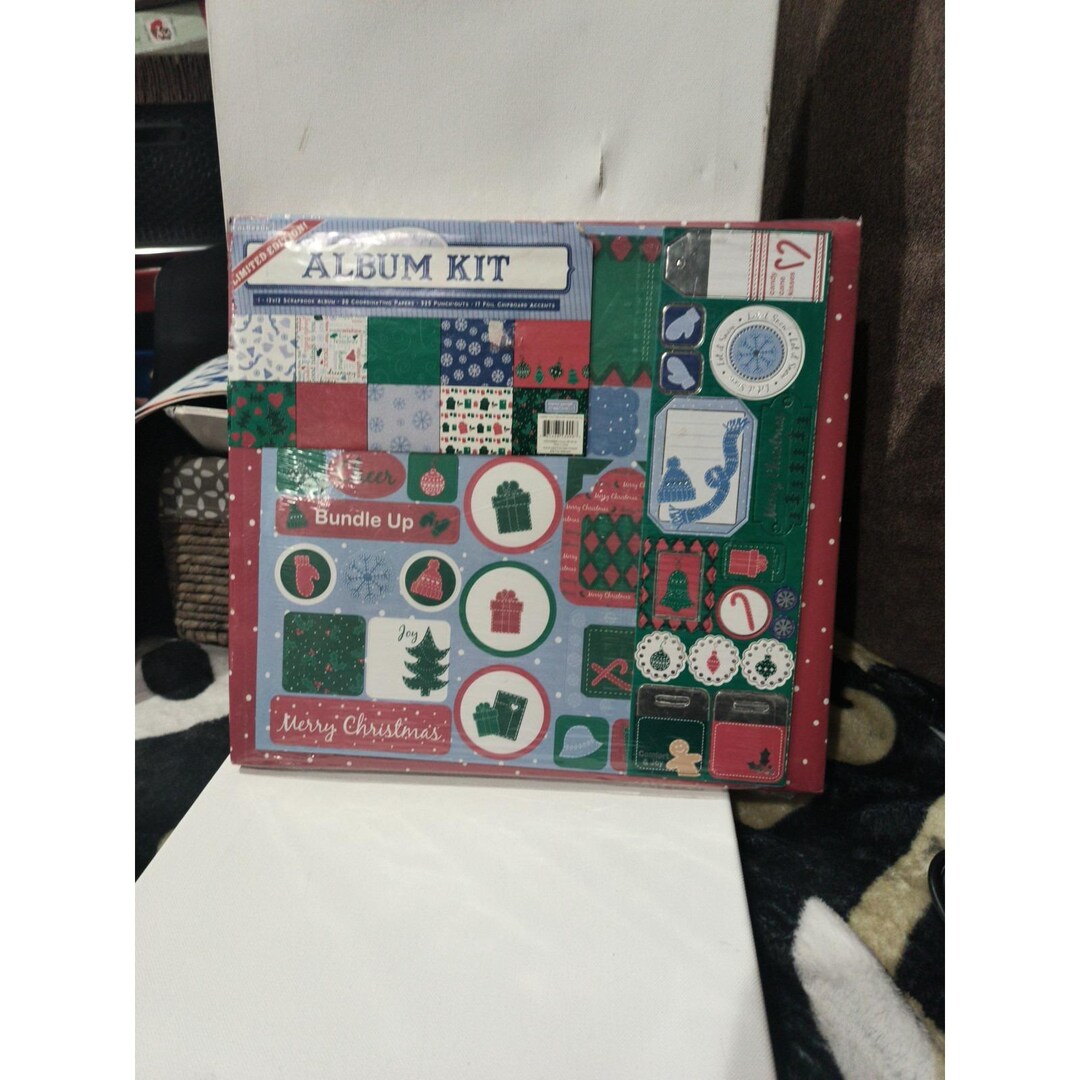 Colorbok Limited Edition Christmas Scrapbook Album Kit 12x12 New Sealed ...