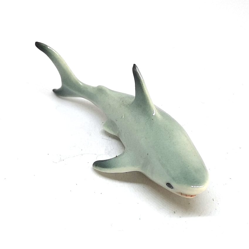 Art & Collectibles ZOOCRAFT Hammerhead Shark Fish Figurine Ceramic Hand ...