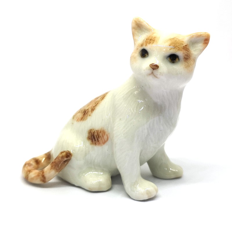 Sitting Ceramic Cat - Etsy