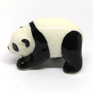 ZOOCRAFT Ceramic Panda Figurine Animal Craft Miniature Collectible ...