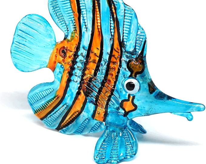 Lalique Crystal France Fuchsia Angel Fish Figurine Signed MIB Many ...