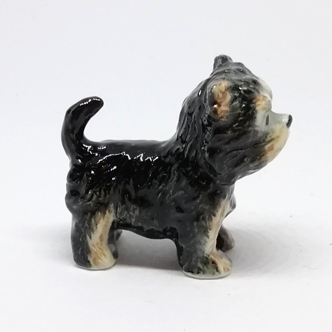 Small Dog Yorkshire Terrier Ceramic Figurine Gift for Dog | Etsy