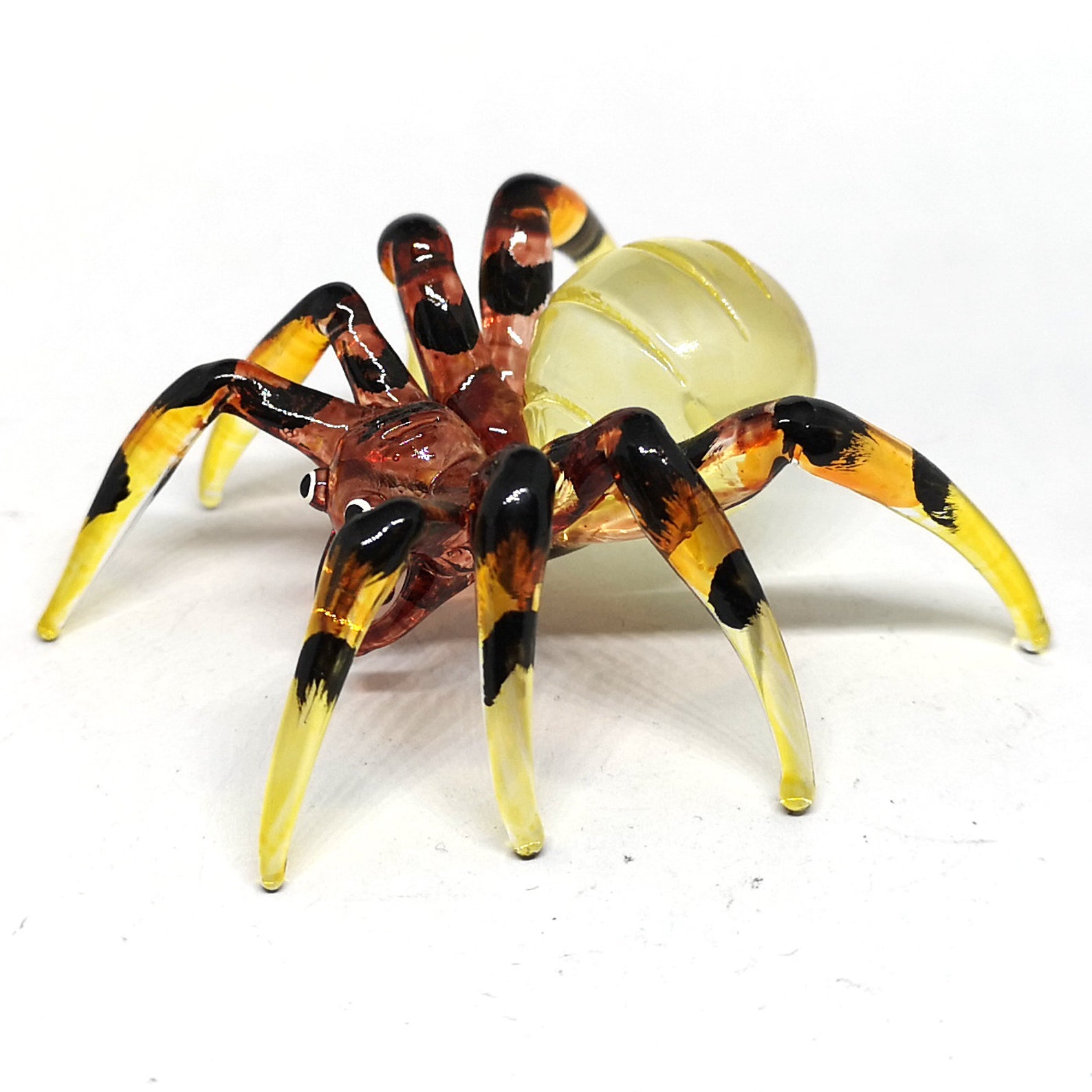Blown Glass Spider Figurine Handmade Lampwork Glass Home - Etsy