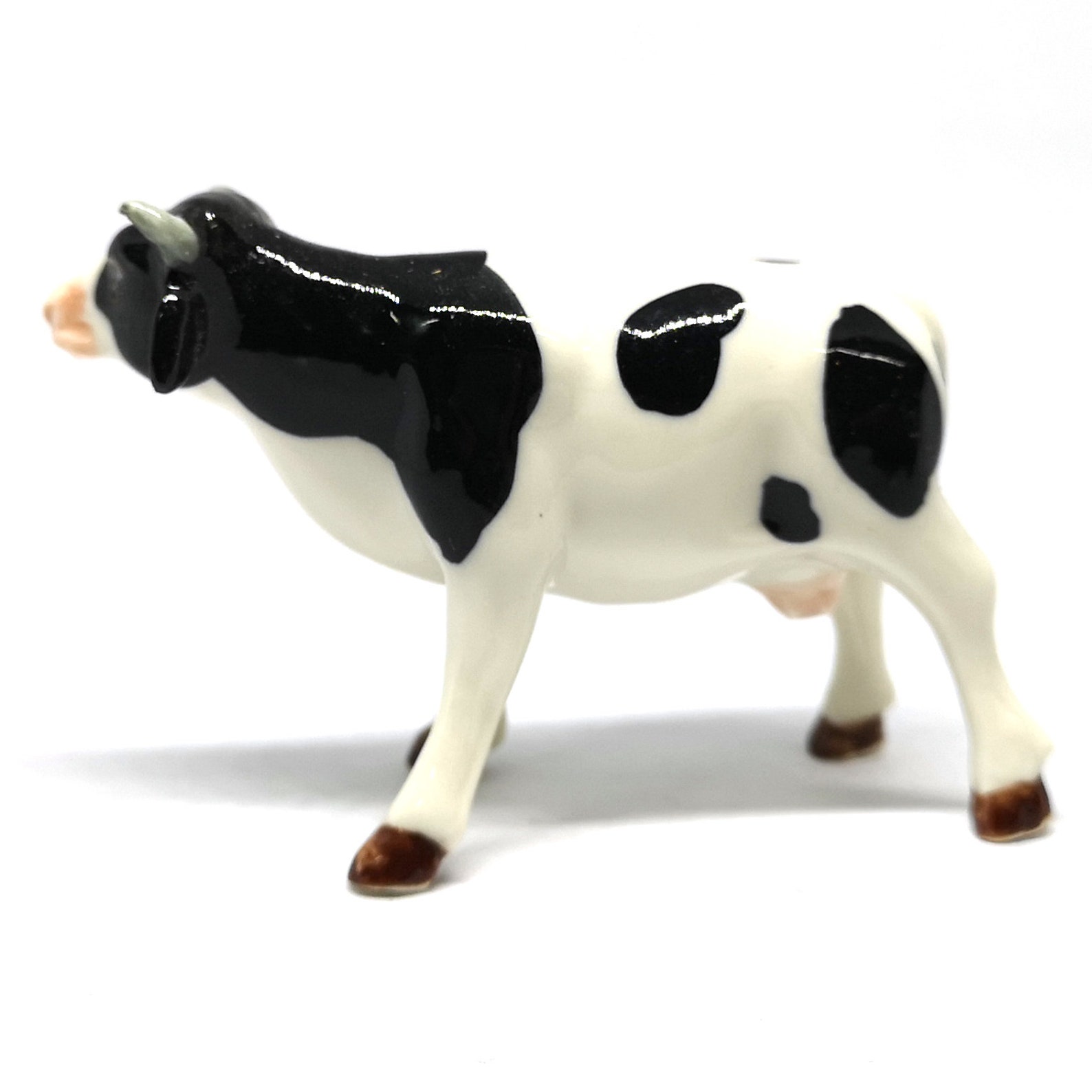 ZOOCRAFT Farm Animal Cow Figurine Ceramic Farm Animal - Etsy