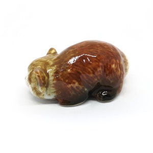 ZOOCRAFT Ceramic Red Panda Figurine Animal Standing Craft Miniature ...