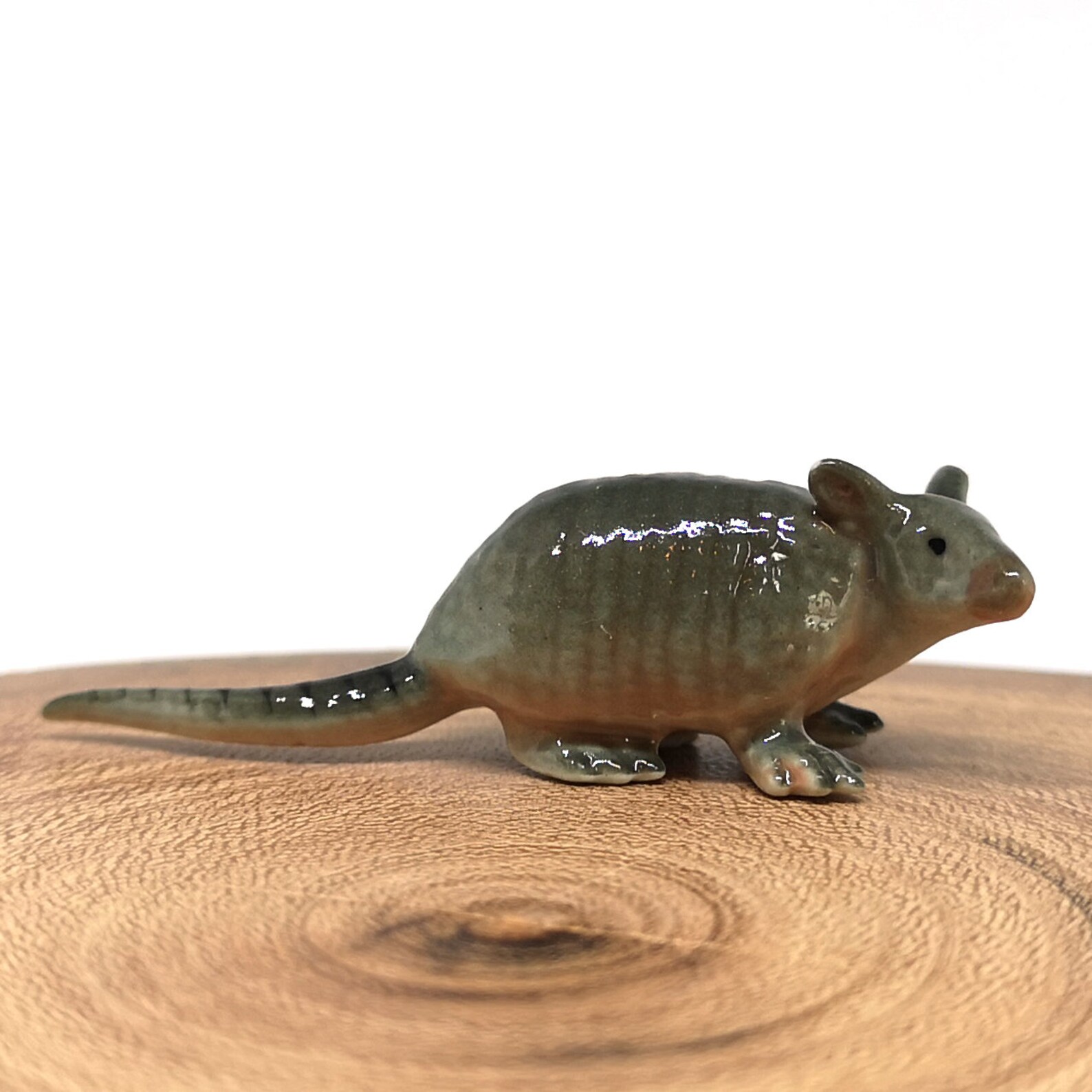 ZOOCRAFT Ceramic Armadillo Figurine Craft Miniature - Etsy