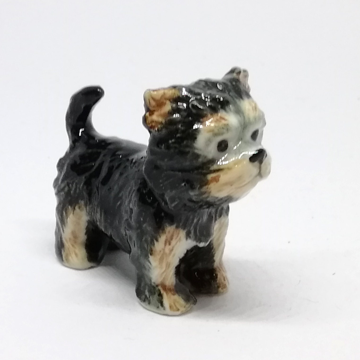Small Dog Yorkshire Terrier Ceramic Figurine Gift for Dog | Etsy