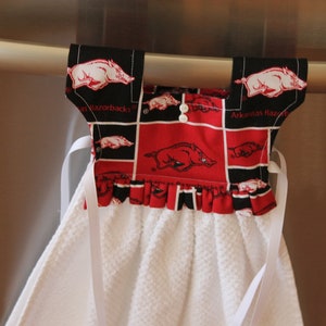 Razorback Kitchen Towel, Hanging Towel Dress, Hanging Dish Towel, Tea ...