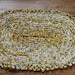 Rag Rug, Yellow 26 X 40 Crochet Oval Rag Rug, Nursery Rug, Cottage Chic ...