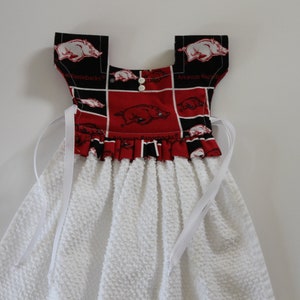 Razorback Kitchen Towel, Hanging Towel Dress, Hanging Dish Towel, Tea ...