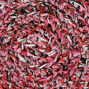 Rag Rug, Pink and White Rag Rug, 20 Small Round Rag Rug, Table Setting ...