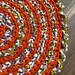 Orange Rag Rug, 27" X 45' Crocheted Oval Rag Rug, Nursery Rug, Cottage ...