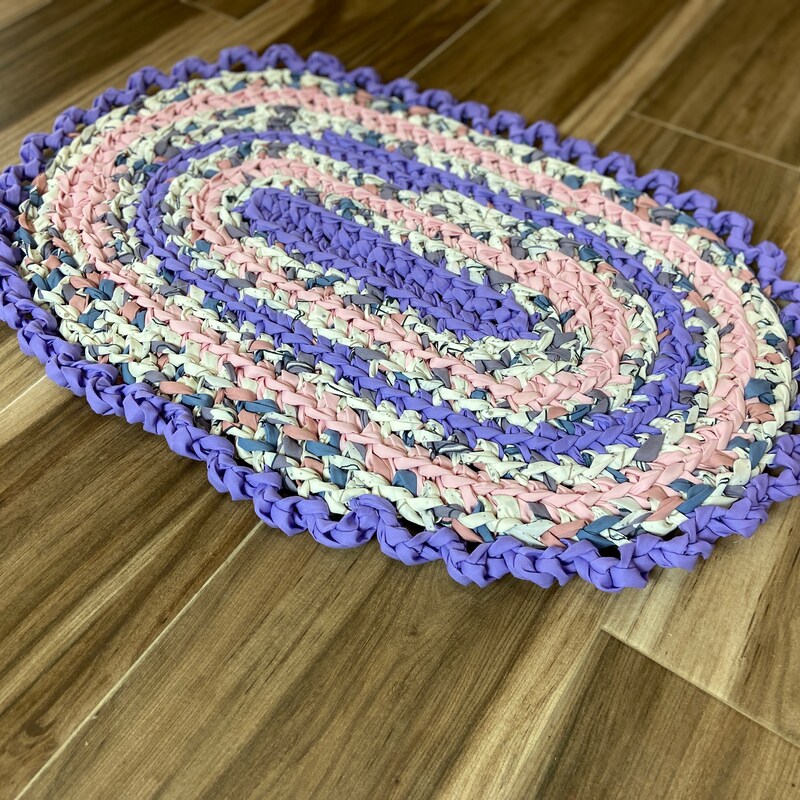 Oval Rag Rug - Etsy