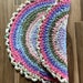Rag Rug, Multi-colored Rag Rug, 28.5 Crocheted Round Rag Rug, Cottage ...