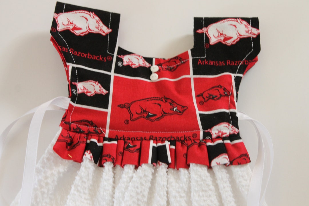 Razorback Kitchen Towel, Hanging Towel Dress, Hanging Dish Towel, Tea ...
