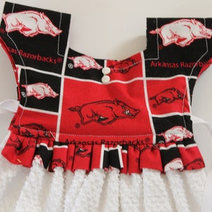 Razorback Kitchen Towel, Hanging Towel Dress, Hanging Dish Towel, Tea ...