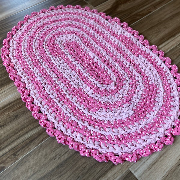 Oval Rag Rug - Etsy