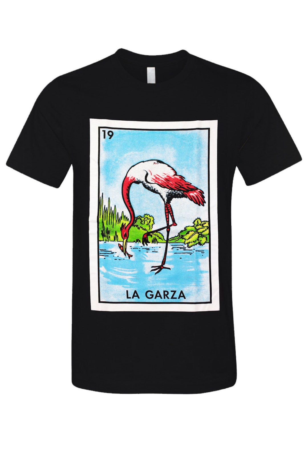 La Garza Loteria Mexican Bingo Camiseta Novedad Divertida Etsy España