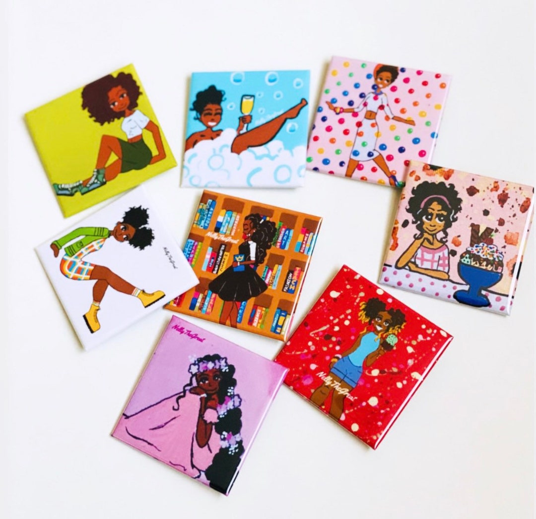 2-inch Square Button - Etsy