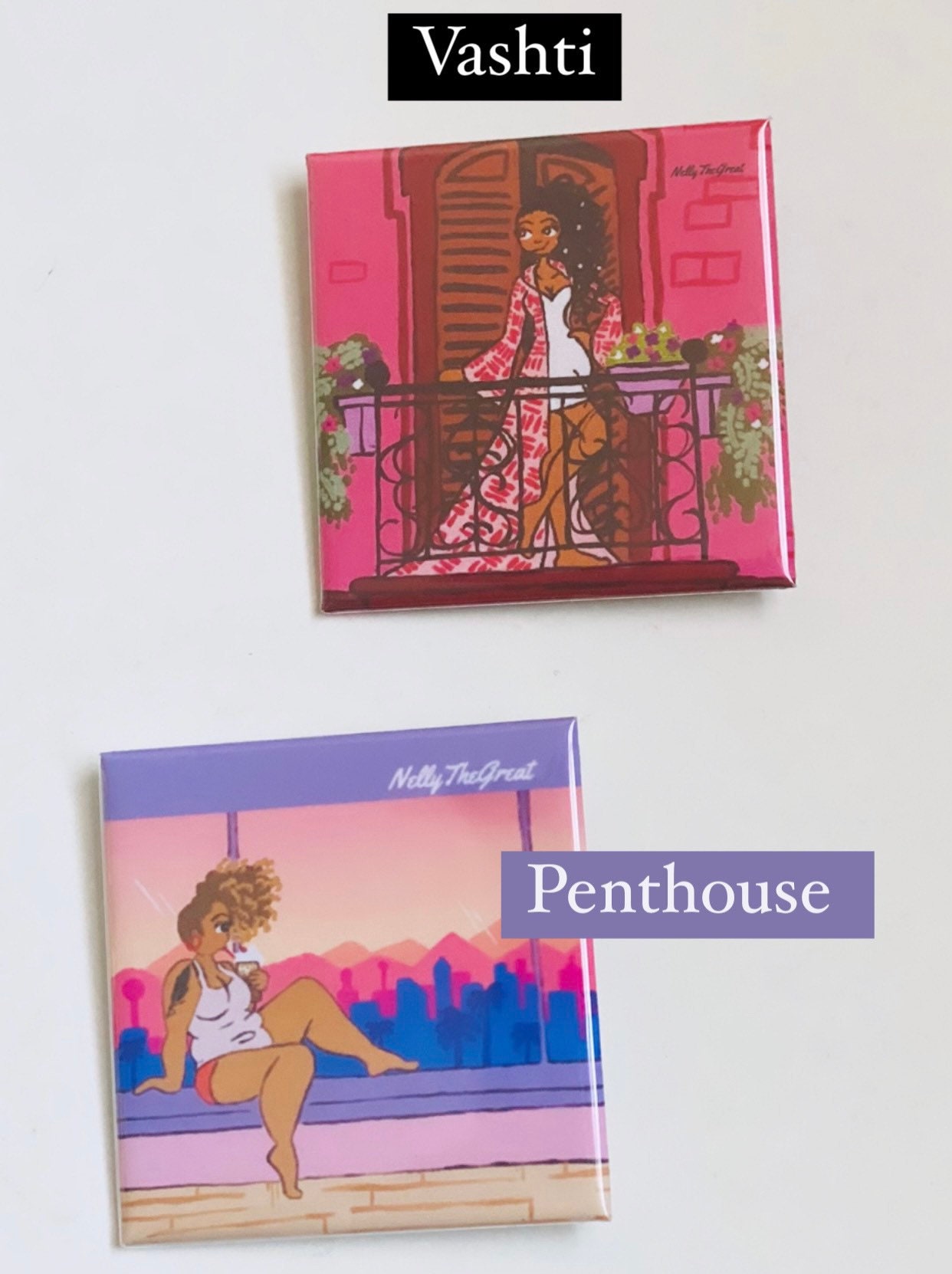 2-inch Square Button | Etsy