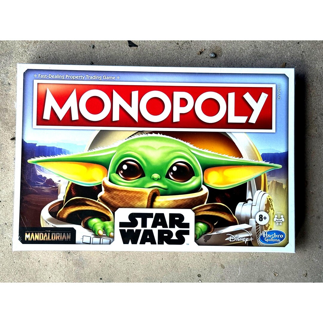 Monopoly Star Wars the Mandalorian Edition Board Game Disney+ Grogu ...