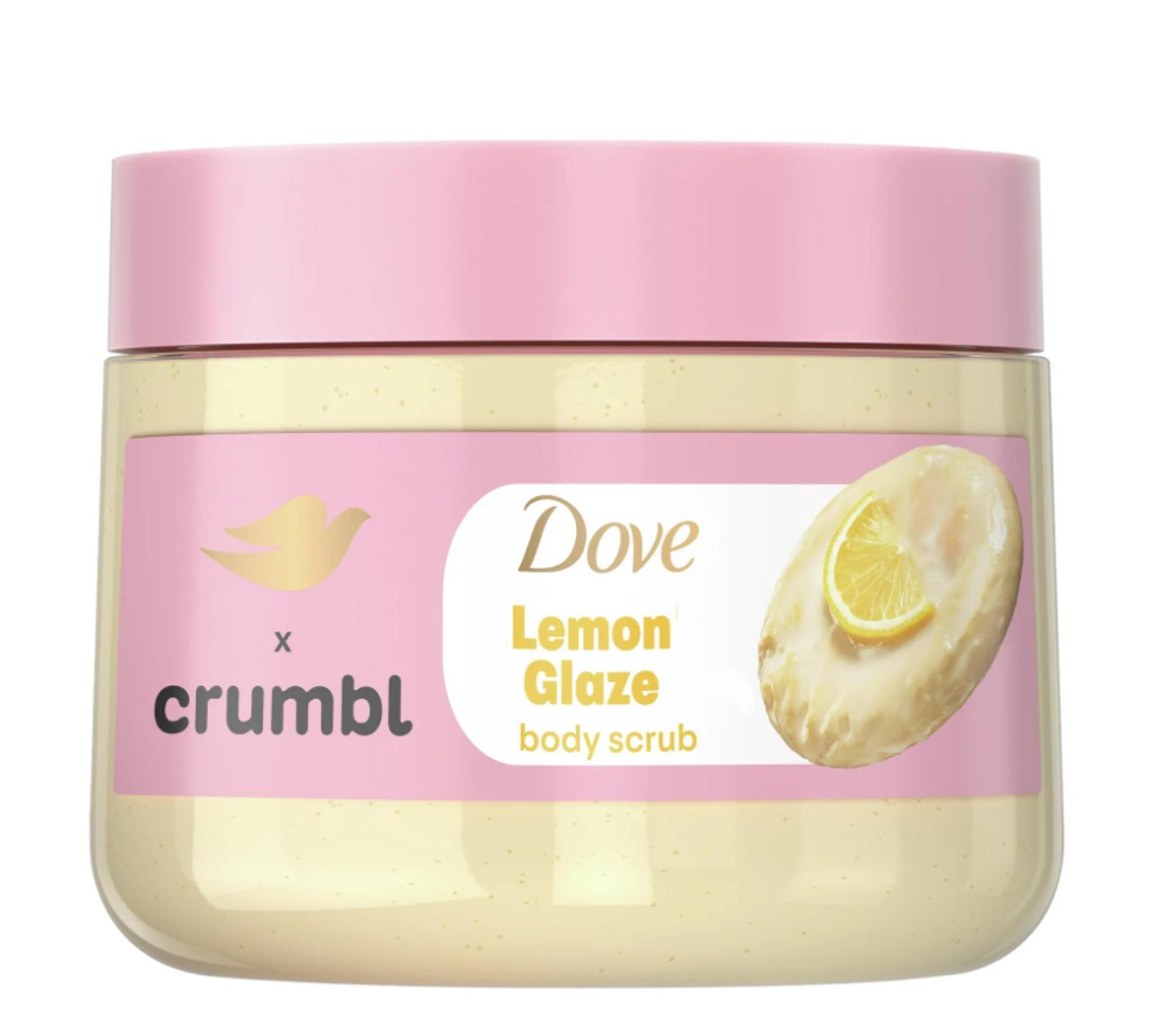 Dove X Crumbl Body Scrub Lemon Glaze + Strawberry Crumb Cake Hand Wash ...
