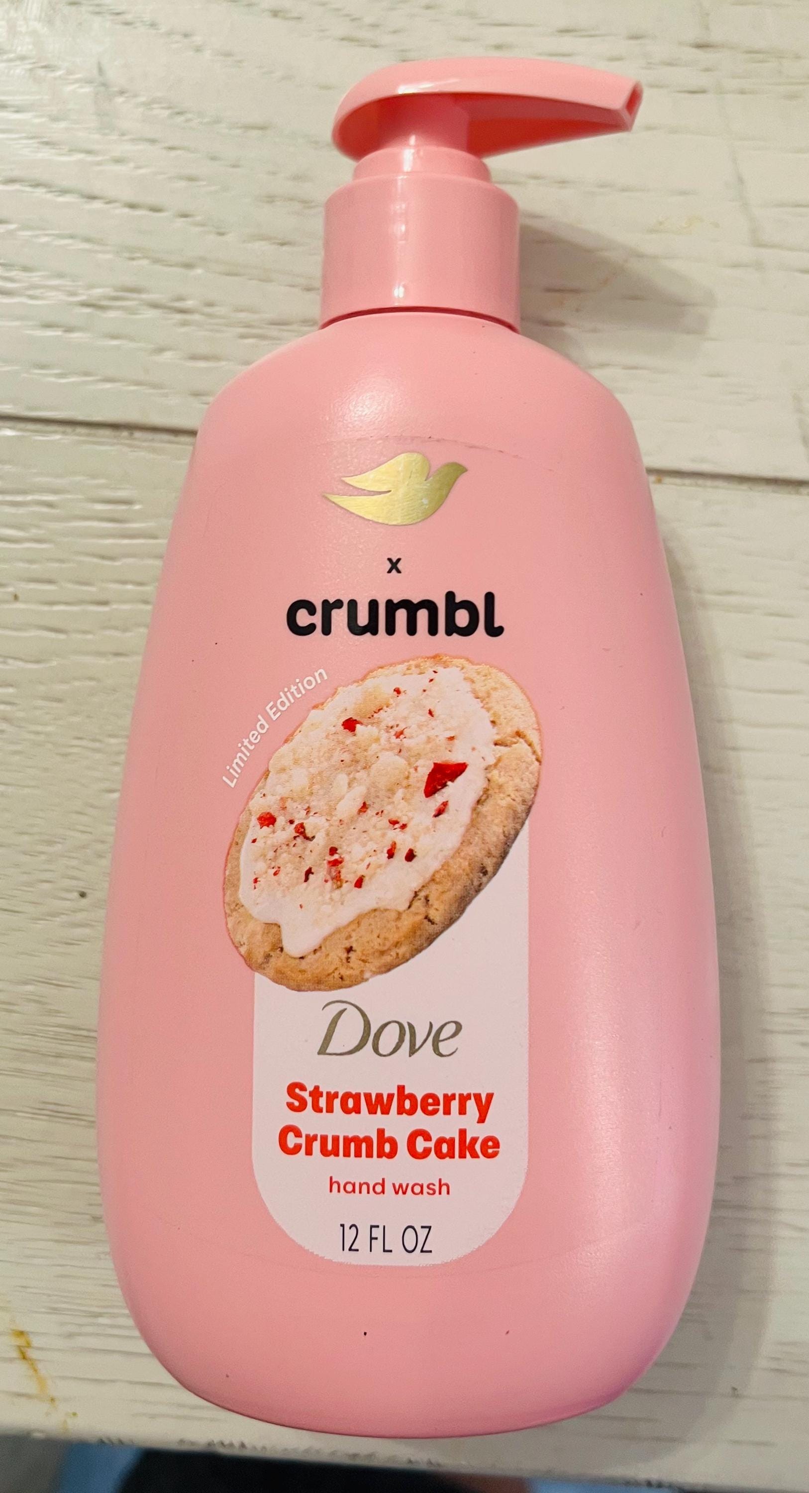 Dove X Crumbl Strawberry Crumb Cake Hand Wash 12 Oz NEW - Etsy