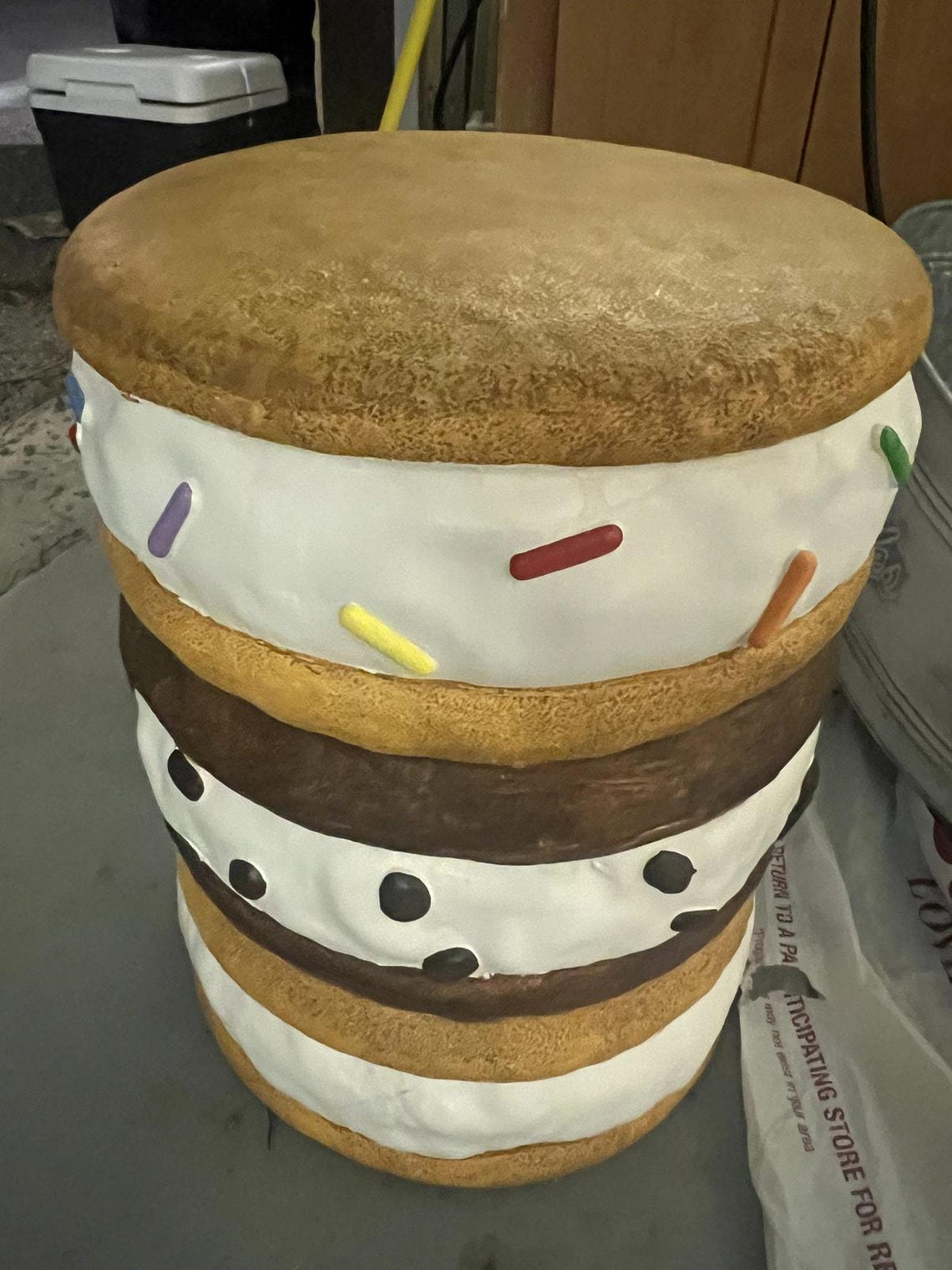 Ice Cream Sandwich Stool Tiktok Viral Stools - Etsy