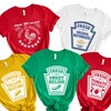 Funny Condiment Halloween Shirts, Sauce Group Costume Tee, Mustard Hot ...