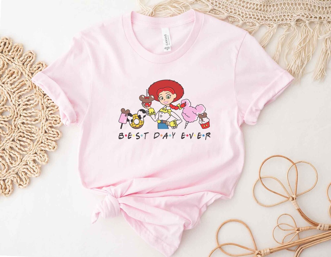 Toy Story Jessie Best Day Ever Shirt, Jessie Mickey Ears Disney Snacks ...