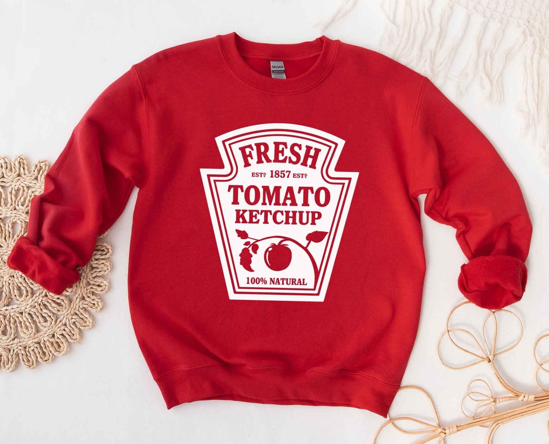 Ketchup Halloween Sweatshirt, Cosplay Party Shirt, Matching Condiment ...