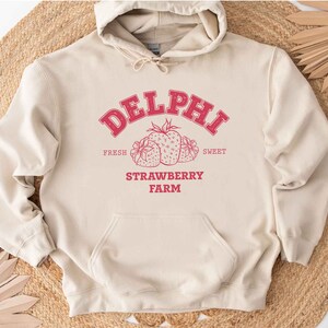 Percy Jackson Delphi Strawberry Farms Hooded Sweatshirt, CHB, Camp Half ...