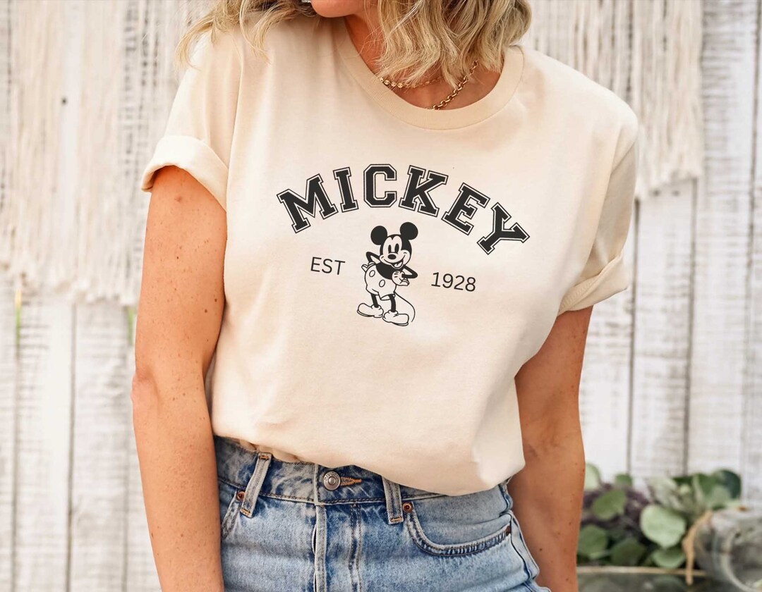 Classic Mickey Mouse T-shirt Vintage Mickey Shirt Retro Mickey ...
