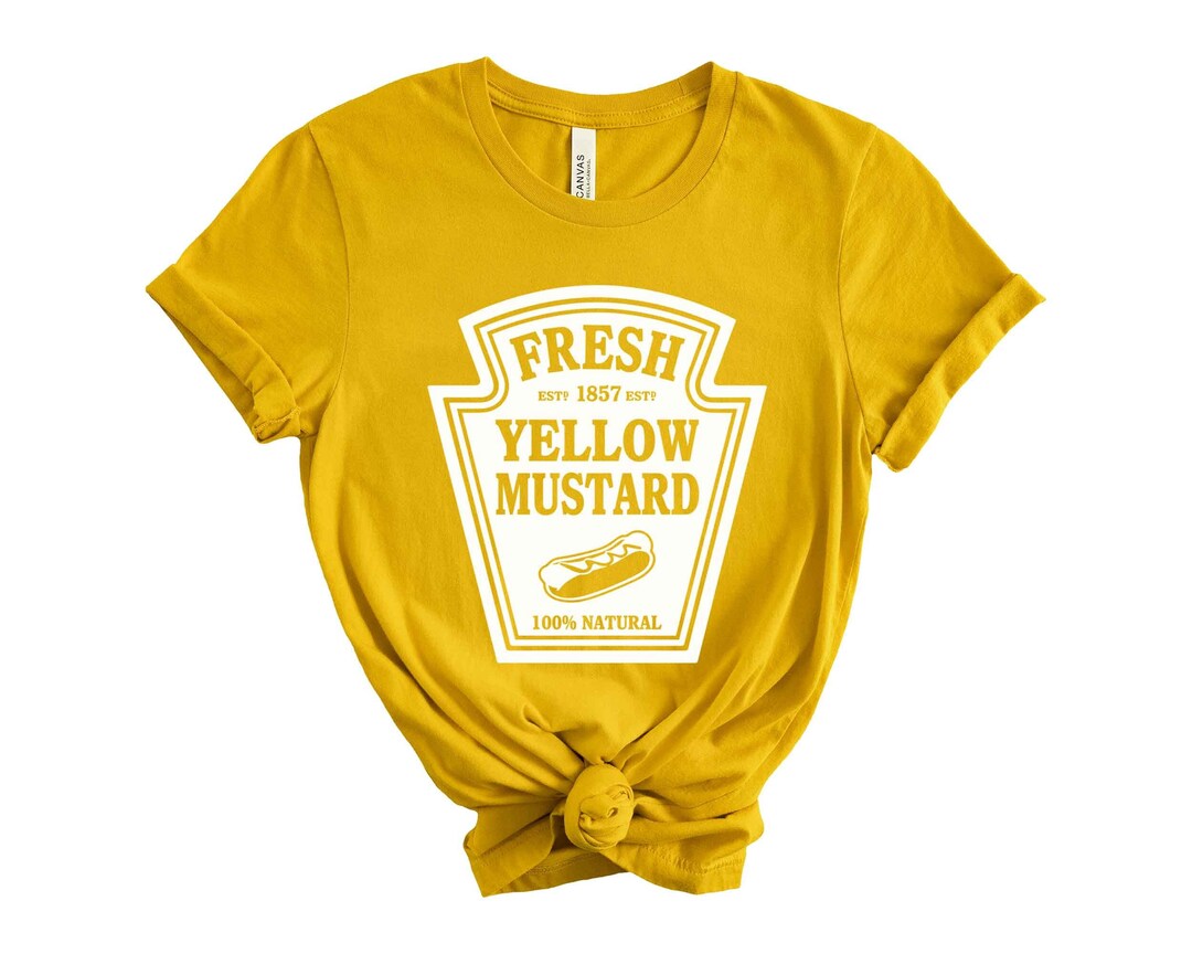 Mustard Shirt, Halloween Costume, Cosplay Party Shirt, Matching ...
