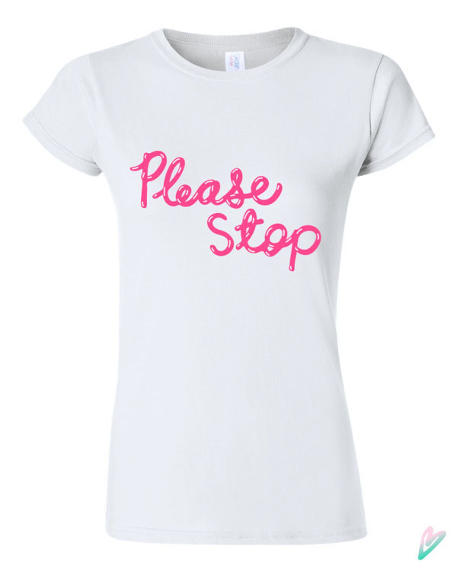 Please Stop Bubble Letter Funny T-shirt Tshirt Tee Shirt Gift | Etsy