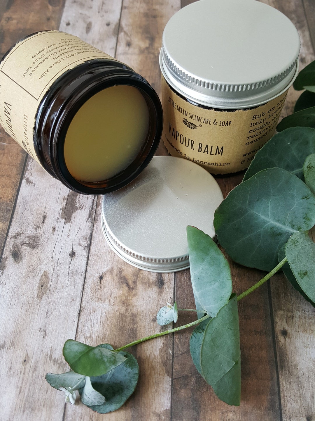 Vapour Balm, Breathe Easy, Chest Rub for Coughs and Colds, All Natural ...