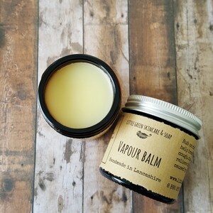 Vapour Balm, Breathe Easy, Chest Rub for Coughs and Colds, All Natural ...