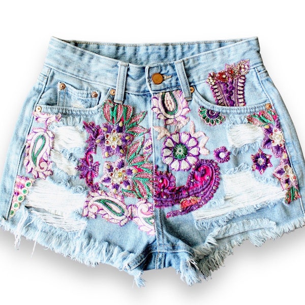 Embellished Shorts - Etsy