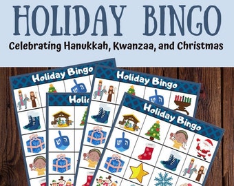 Kwanzaa Bingo Cards - Etsy