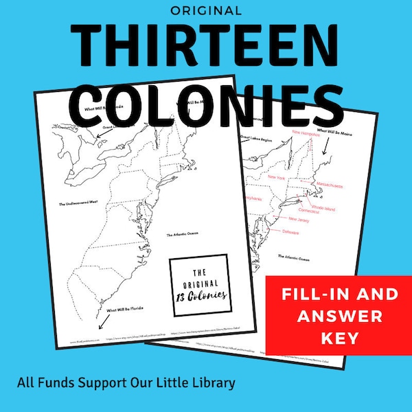 13 Colonies - Etsy