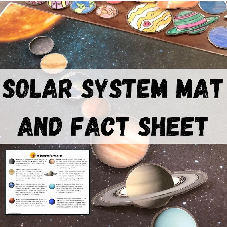 Solar System Printable and Educational Planet Puzzle With Coloring Page ...