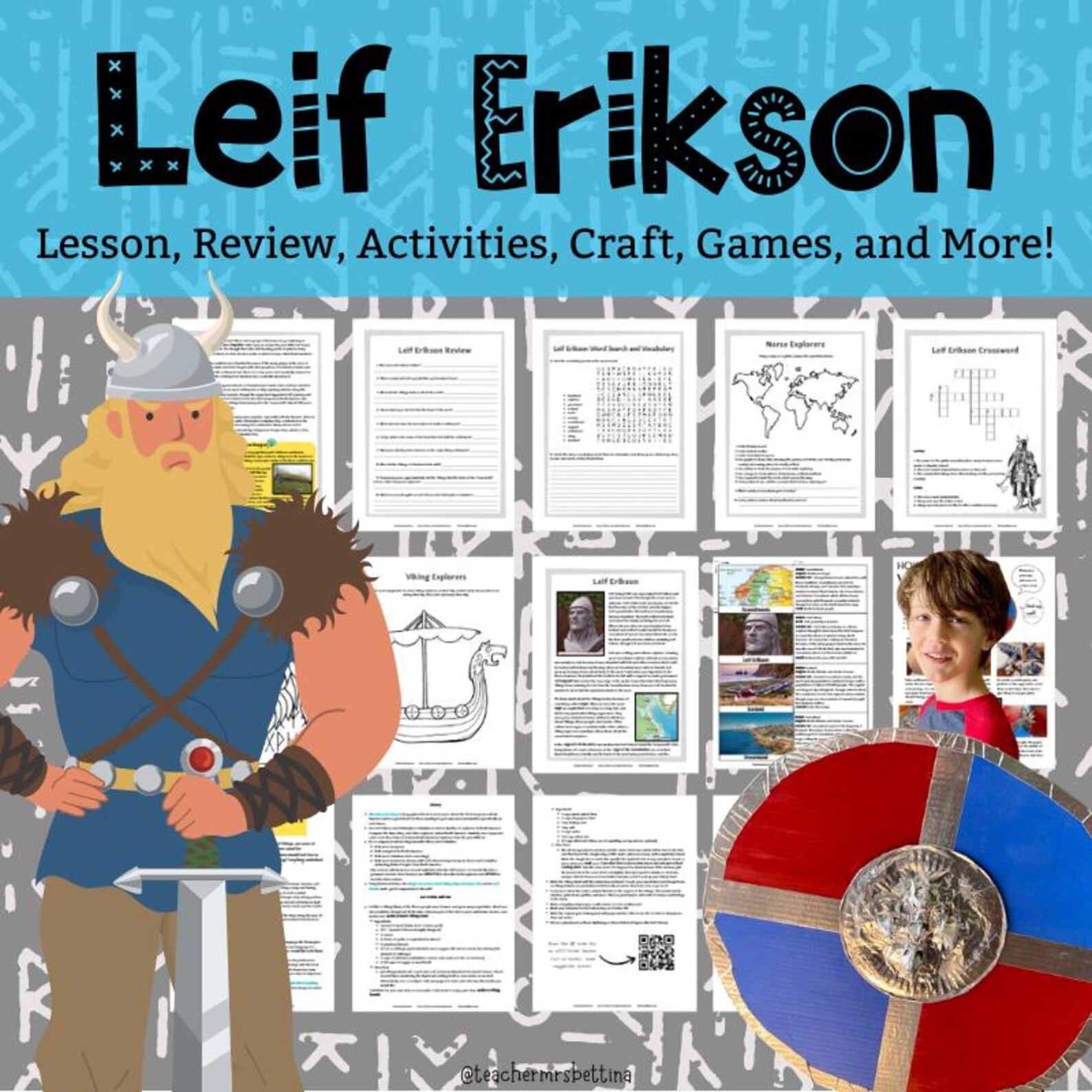 Leif Erikson Lesson, Historical Explorer Study for Homeschool or ...