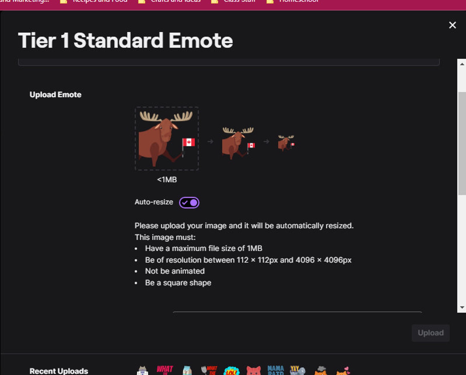 Twitch Emote, Youtube, Discord, Moose Sub Badge, Canada - Etsy